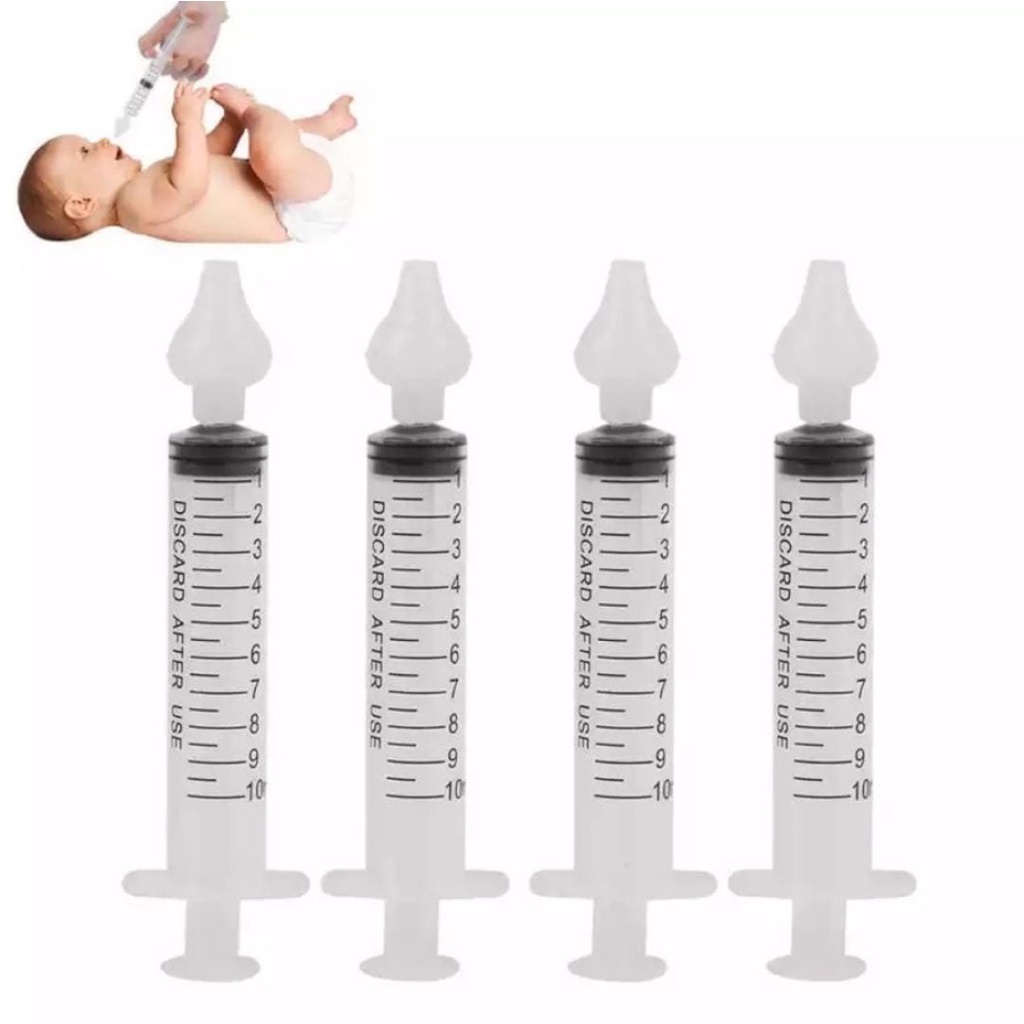 Kit C/4 Seringa para Lavagem Nasal com Ponta Silicone | Shopee Brasil