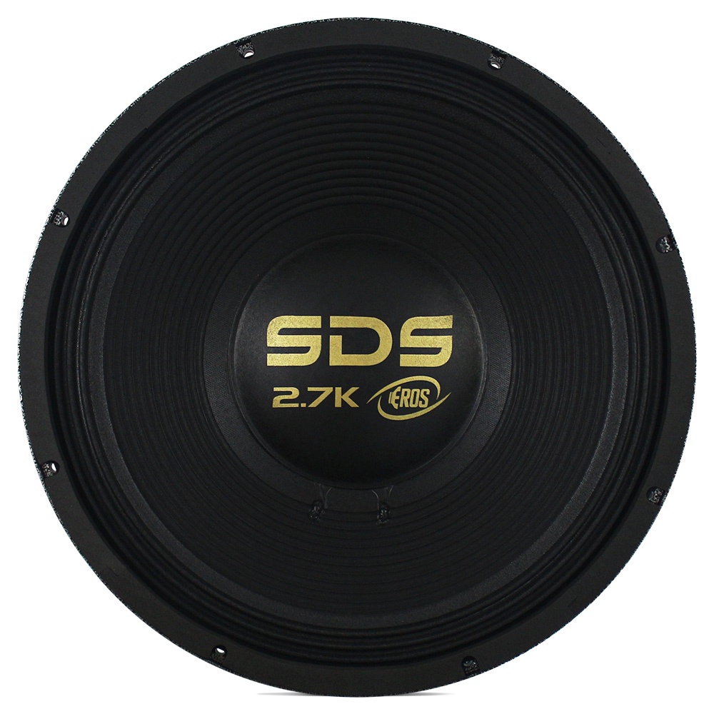 Woofer 15 Polegadas Eros 1350w Rms E-15 SDS 2.7K 4 Ohms 8 Ohms Bobina Simples Grave 2700w Pico ...