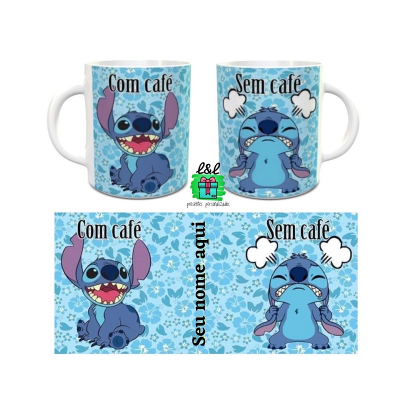 Caneca do Stitch personalizada | Shopee Brasil