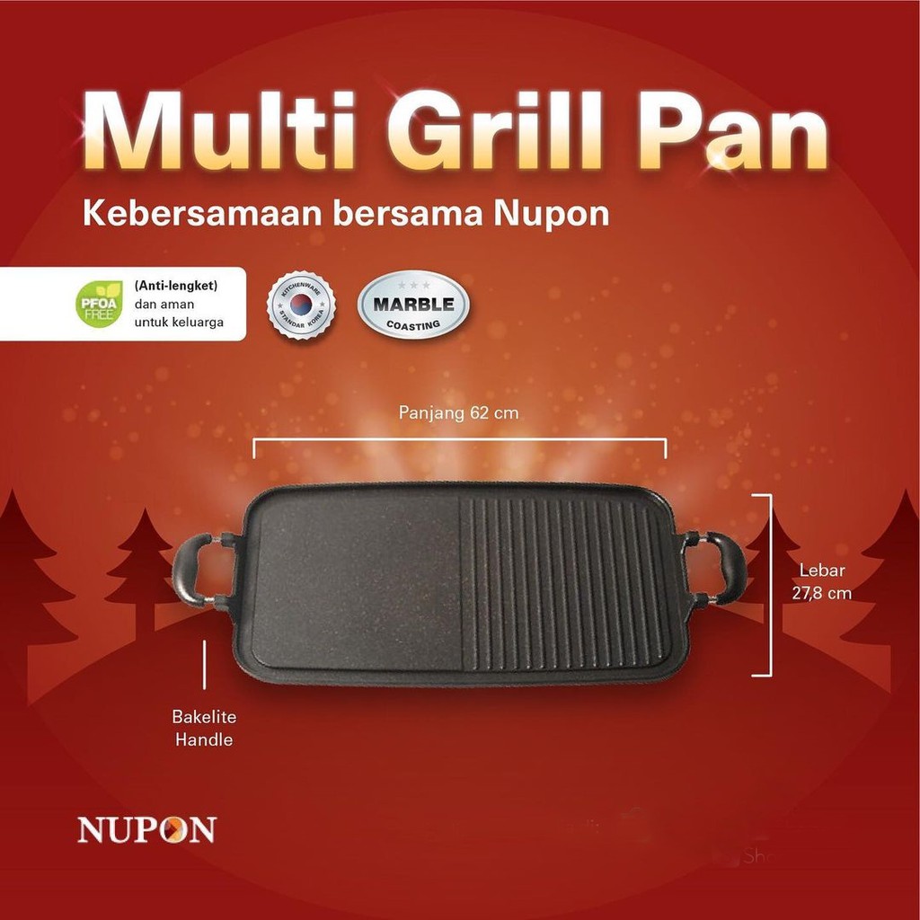 Panela Multi-Grill Garantida Multifuncional Frita E Churrasqueira NUPON ...