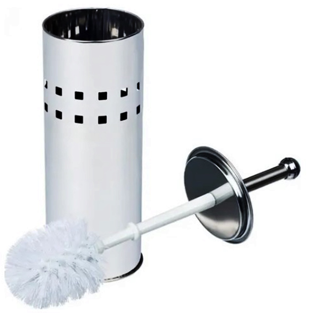 Lavatina Escova Sanitária Inox Higienização Vaso Sanitário | Shopee Brasil