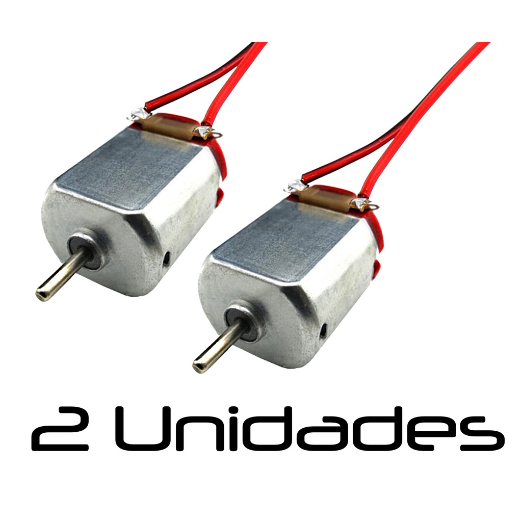 Mini Motor Elétrico Dc 3 a 6Volts 12000 Rpm | Brinquedos Carro Hobbies DIY e Projetos de ...
