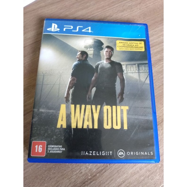 A Way Out PS4 mídia física original | Shopee Brasil