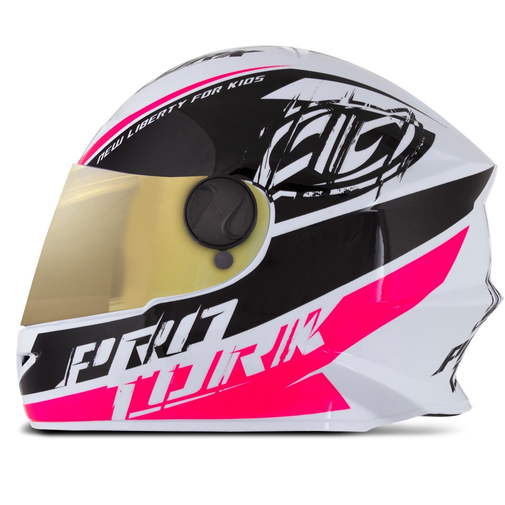 Capacete Infantil De Moto Masculino Feminino Presente Dia Das Crianças ...