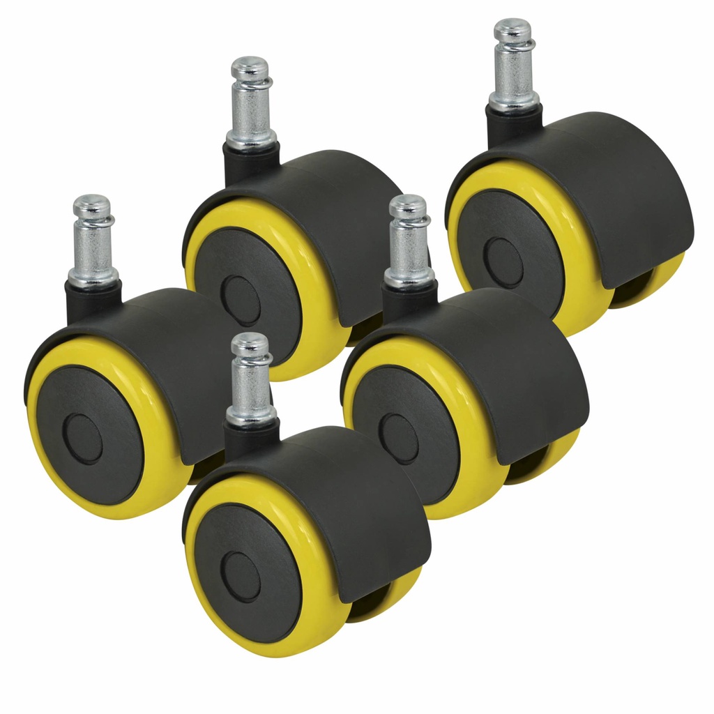 Rodas para cadeira Gamer pino 11mm 5 unidades | Shopee Brasil