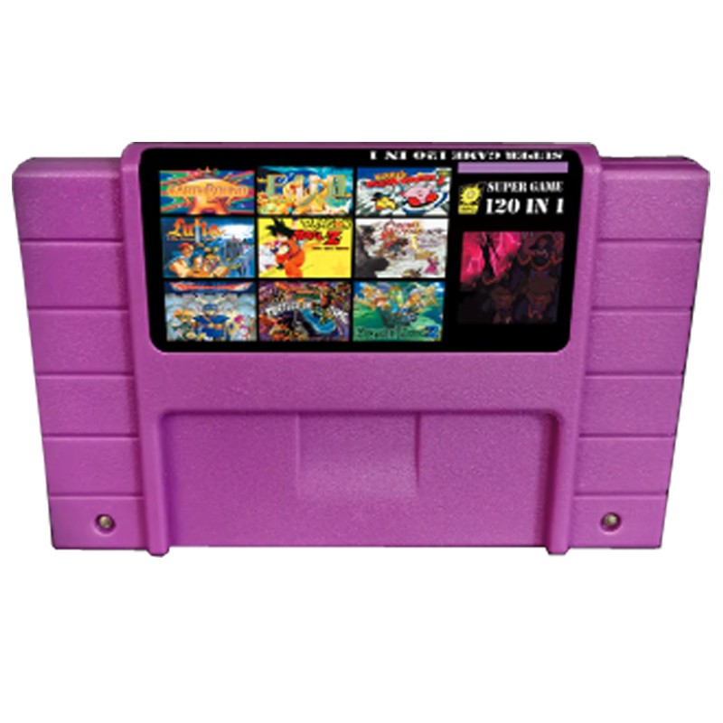Cartucho Fita 120 Em 1 Super Nintendo Snes Multi Jogos Shopee Brasil
