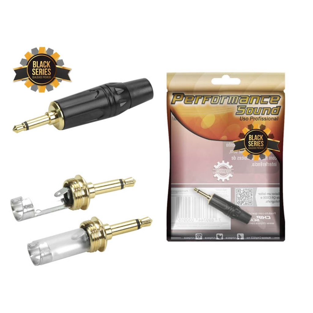 Plug P2 Black Series - P2 Mono Performance Sound | Shopee Brasil