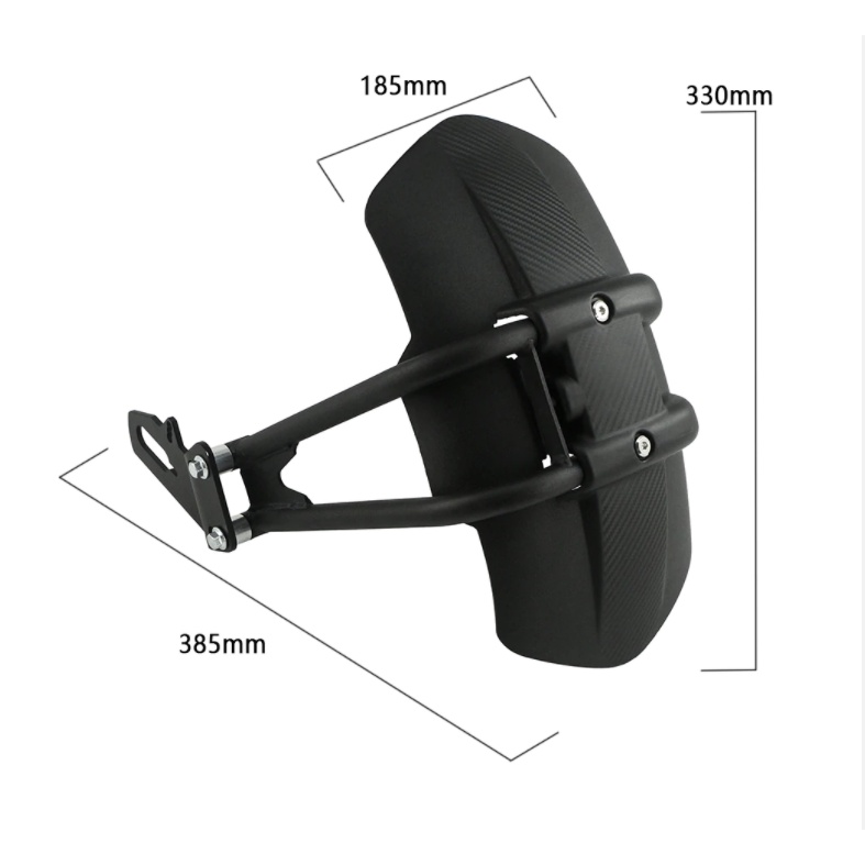 Paralama Traseiro Anti Spray NC750X, CB500X, CB500F Ninja250, Ninja300, Ninja400, Mt-03 ...