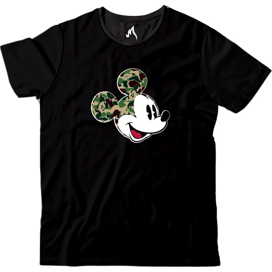 Camiseta Chris Brown mickkey bape | Shopee Brasil