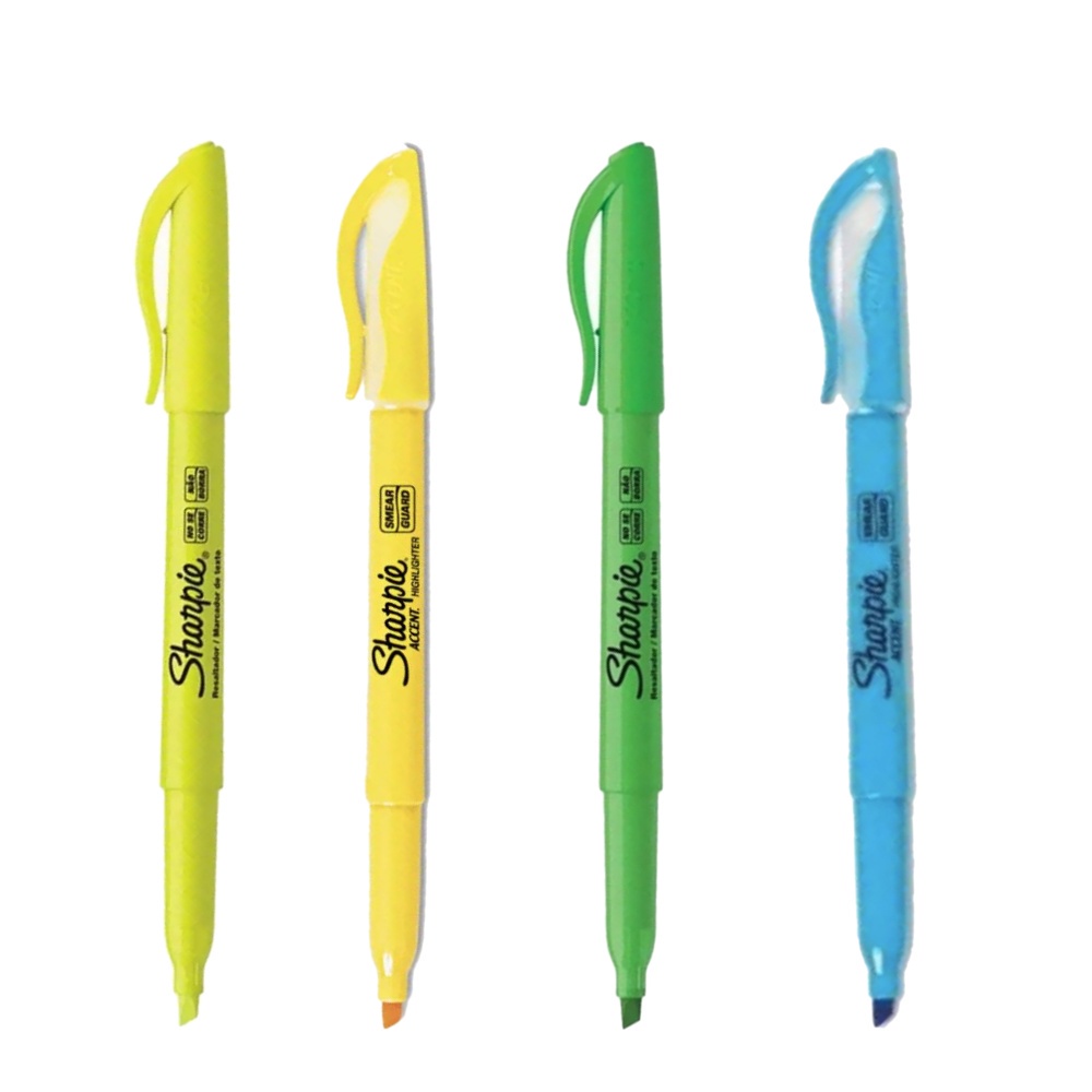 Kit Marca Texto SHARPIE Pocket c/ 4 Unds | Shopee Brasil