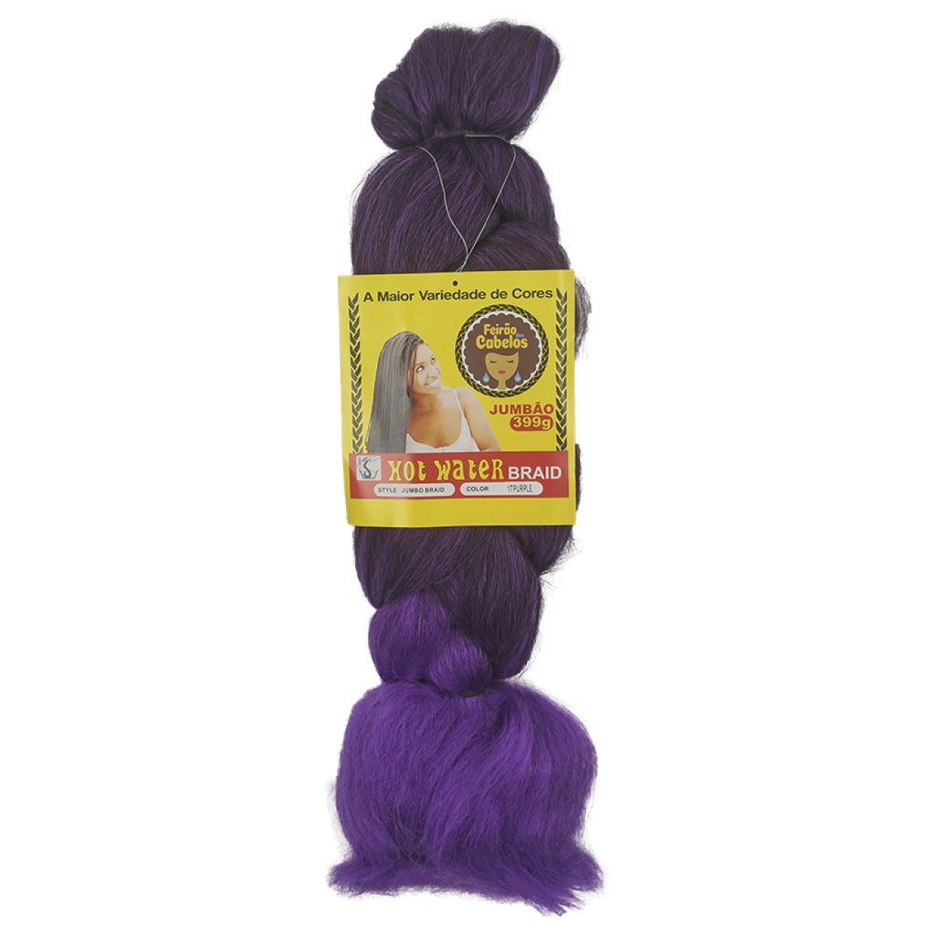 JUMBO FEIRAO DOS CABELOS 399 gramas COR 1TPURPLE - MESCLADO ROXO ...