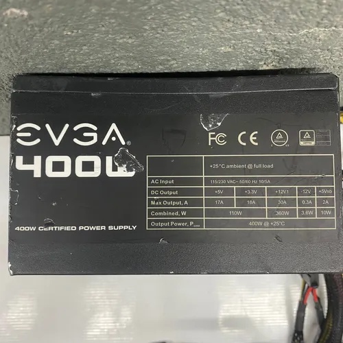 Fonte Real Evga Modelo: 400w 24pinos Sata Atx | Shopee Brasil