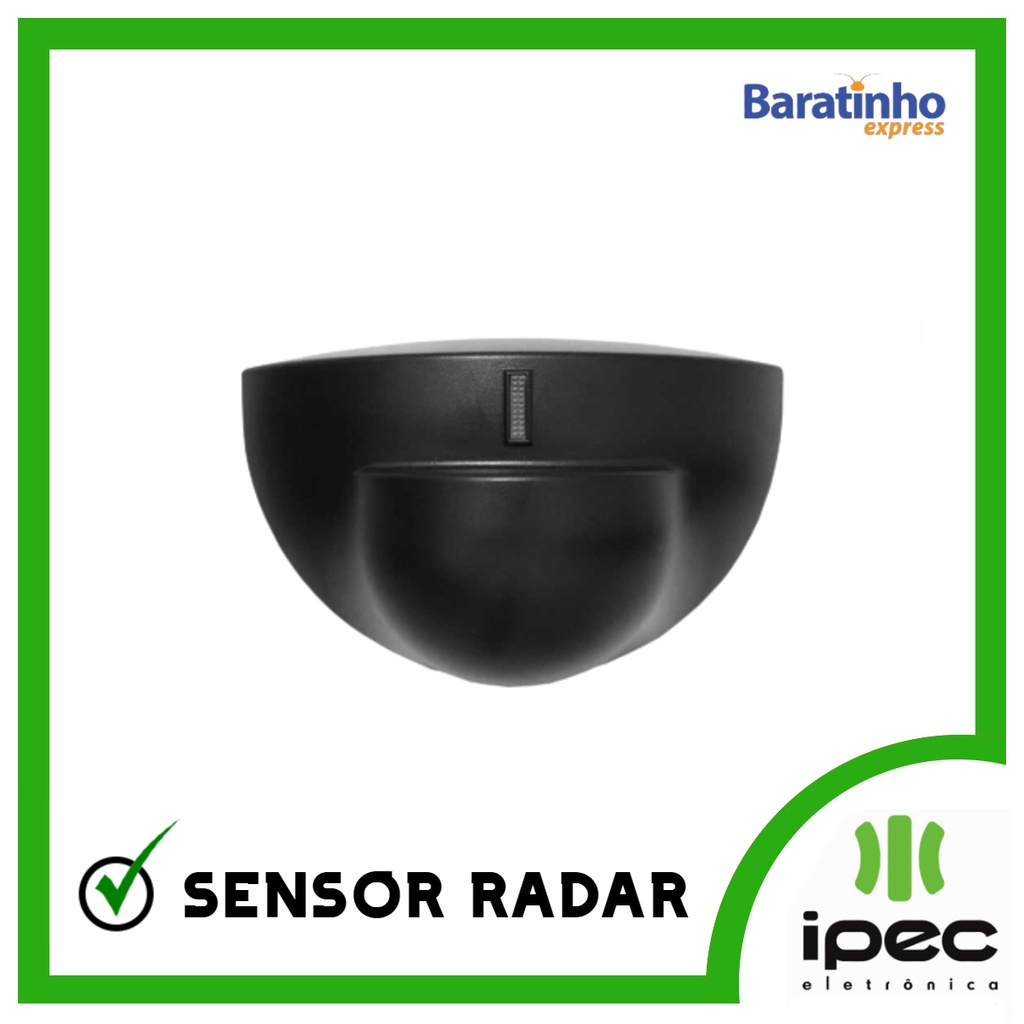 Sensor Radar Para Porta Automática Social Ipec | Shopee Brasil