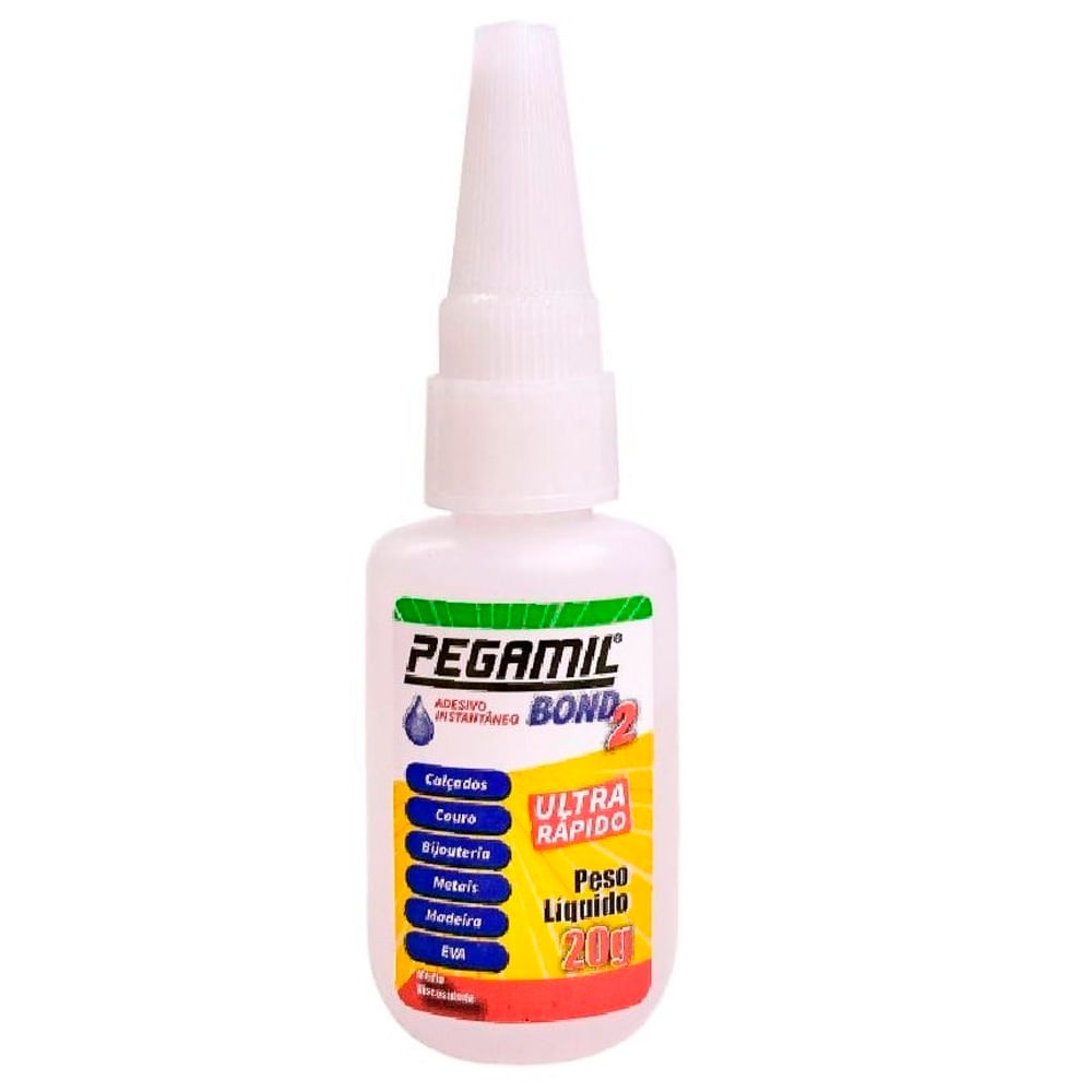 Adesivo Instantaneo Pegamil Bond 2 20g | Shopee Brasil