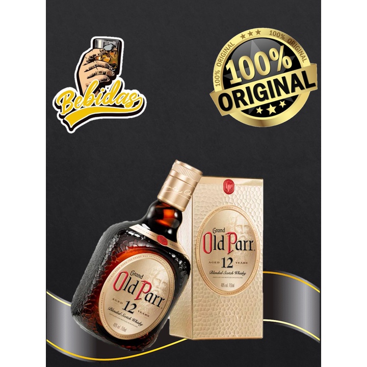 Whisky Grand Old Parr 12 Anos - Original 1Litro | Shopee Brasil