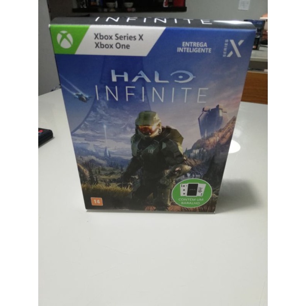 box Halo infinite Xbox one/séries x lacrado com baralho | Shopee Brasil