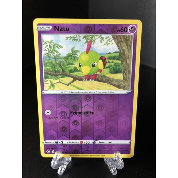 Carta Pokémon Natu (variações) | Shopee Brasil