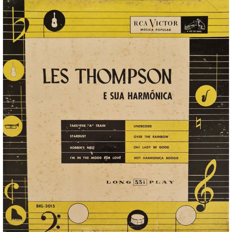 Disco de Vinil Les Thompson e sua Harmônica LP, 10 | Shopee Brasil