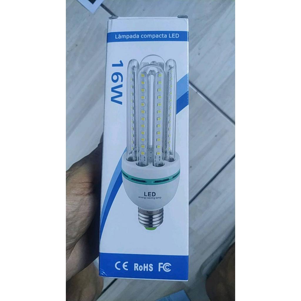 Lâmpada Milho 16w Espiga Led 3u E27 Bivolt 6000k - oferta! | Shopee Brasil