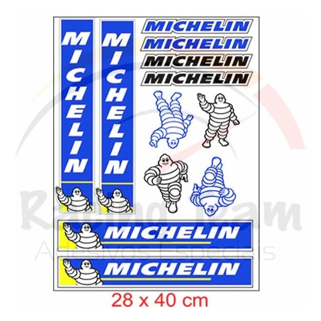 Adesivo Cartela Adesivo Michelin Modelo Bib | Shopee Brasil