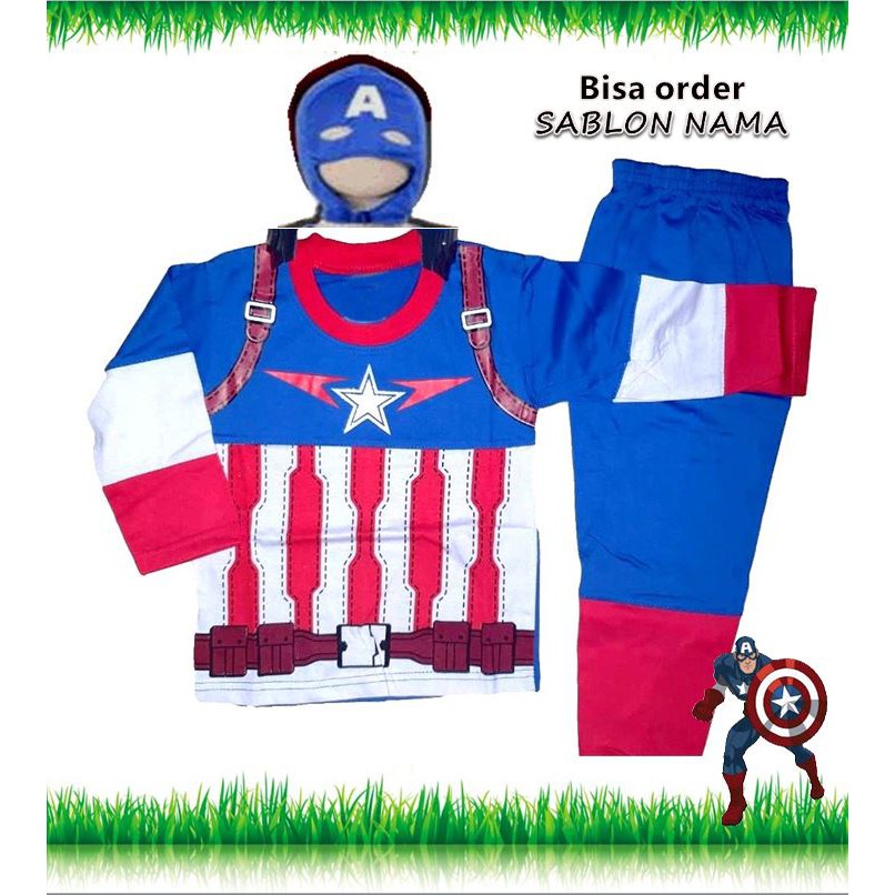 Capitão América Máscara De Roupa | Shopee Brasil