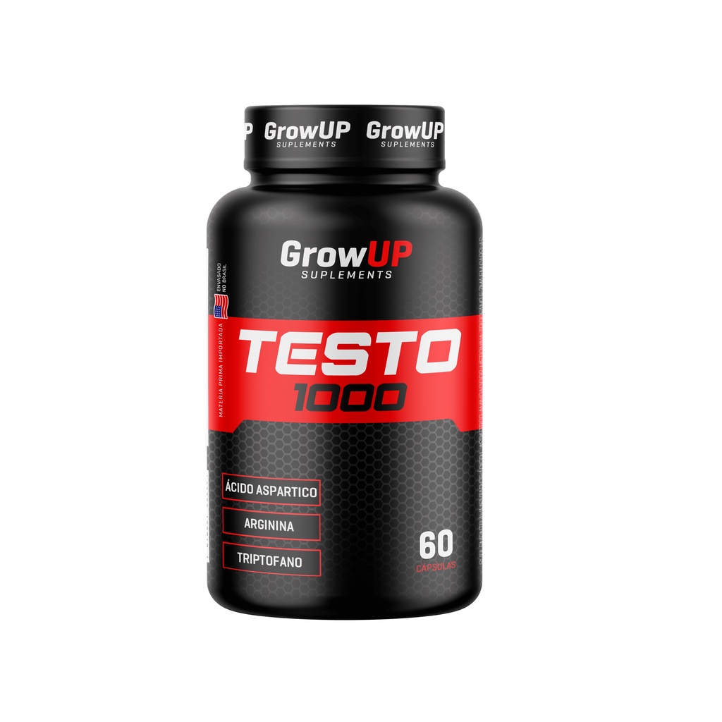 Testo 1000 - 60Cápsulas - Growup Labs | Shopee Brasil