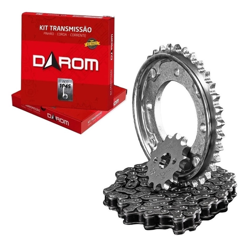 Kit Relacao Darom Pop 110 Md Original Aco 1045 | Shopee Brasil