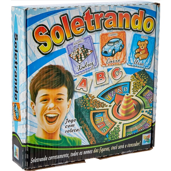 Jogo Soletrando Com Roleta Brinquedo Educativo Big Boy | Shopee Brasil