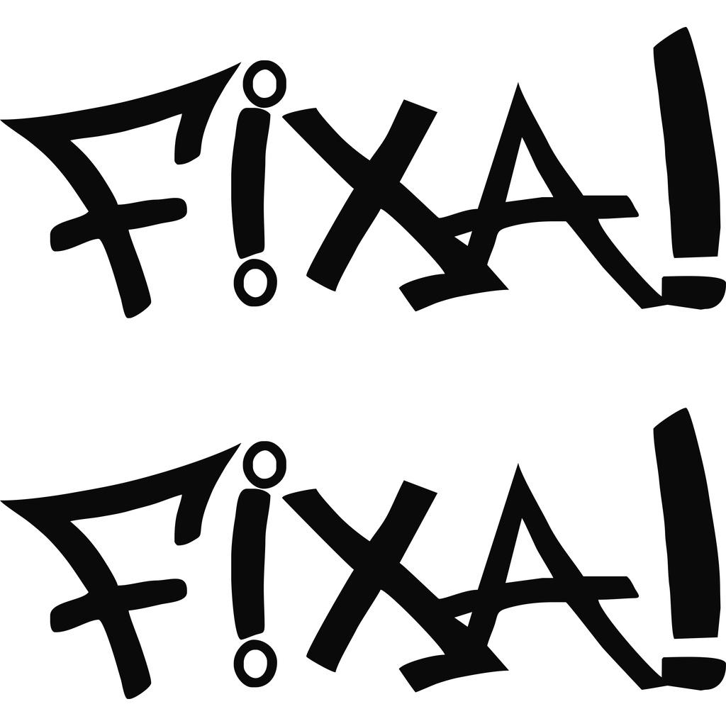 Adesivo FIXA 2 Unidades - Carro Rebaixado Tuning | Shopee Brasil