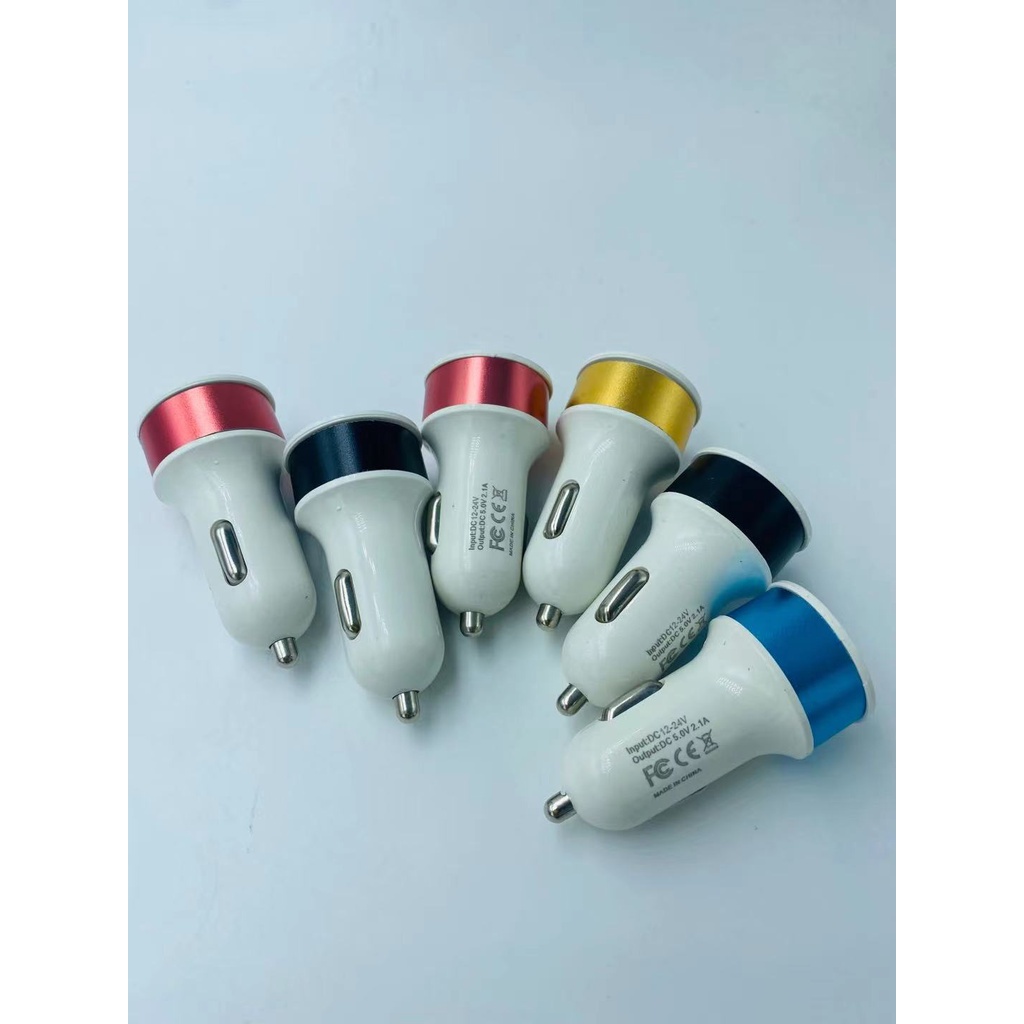 10 Tomada VEICULAR de carro 5v 2.1A com 2 USB | Shopee Brasil