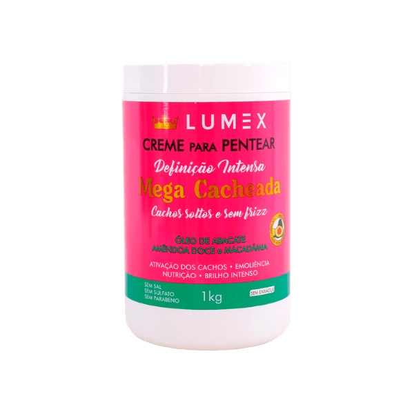 Creme para pentear Lumex Mega Cacheada 1Kg | Shopee Brasil