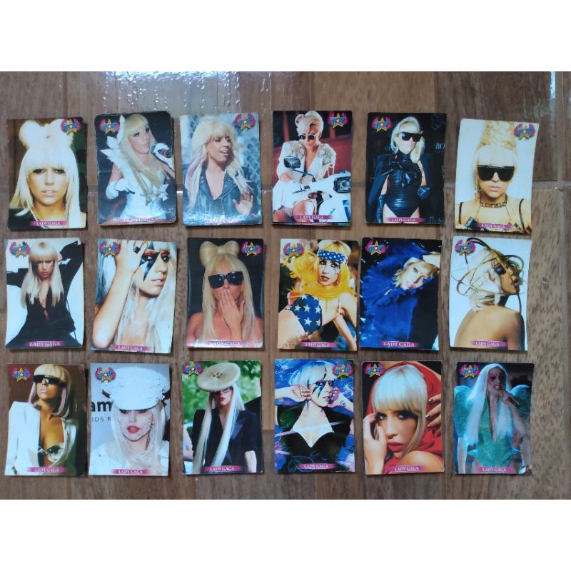 20 Cards Lady Gaga (Pop music) | Shopee Brasil