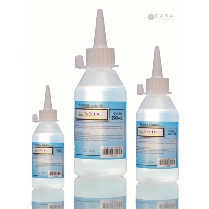 COLA DE SILICONE LIQUIDA PARA ARTESANATO - VARIOS TAMANHOS | Shopee Brasil
