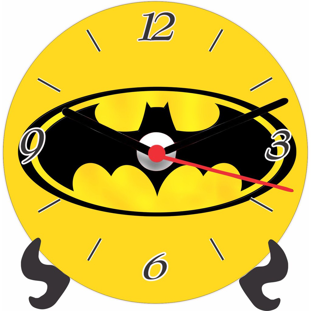 Relógio Personalizado Batman em Mídia de CD - Exclusivo, Temático e ...