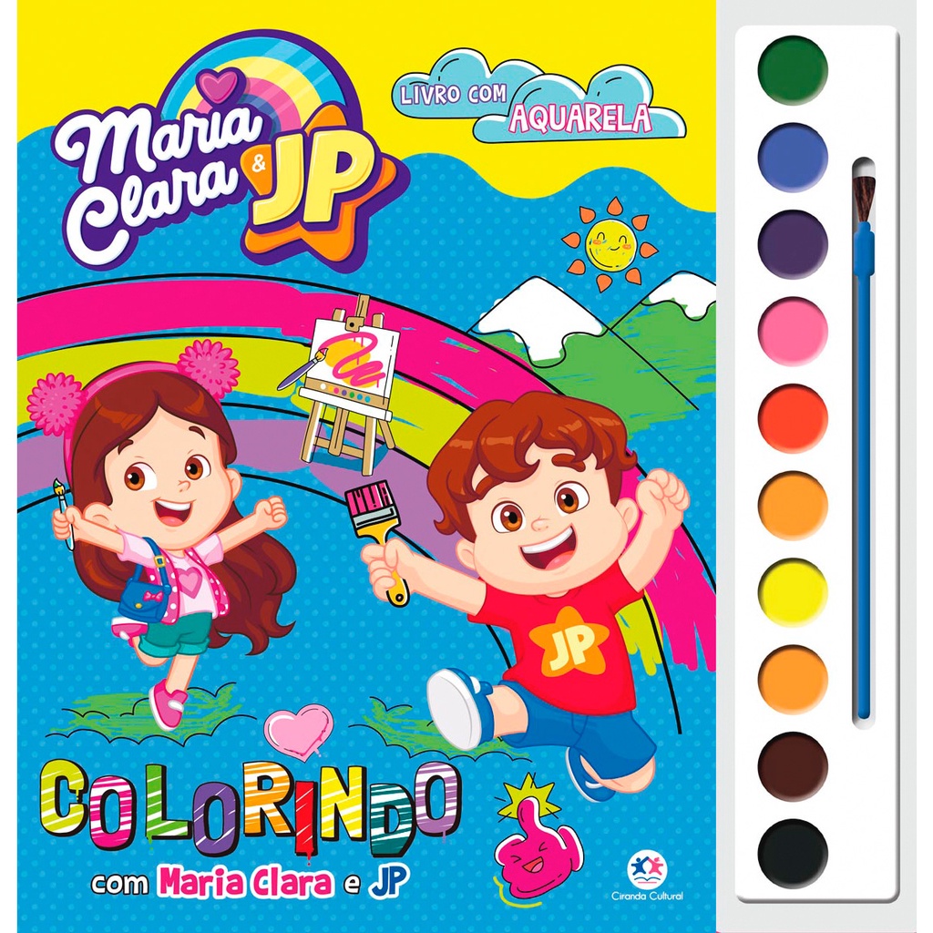 Maria Clara e JP - Colorindo com Maria Clara e JP - Aquarela - Ciranda ...
