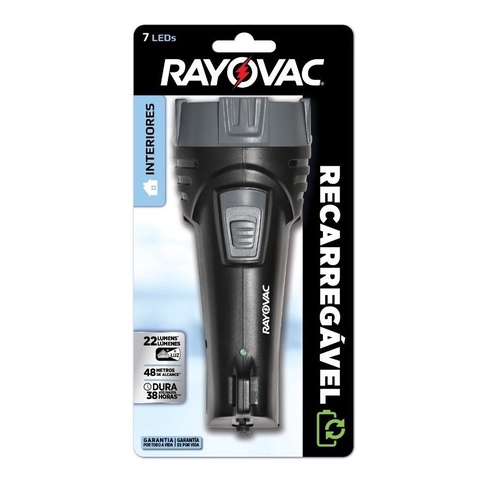 Lanterna Recarregavel 7 Leds Bivolt 127v / 220v Rayovac | Shopee Brasil