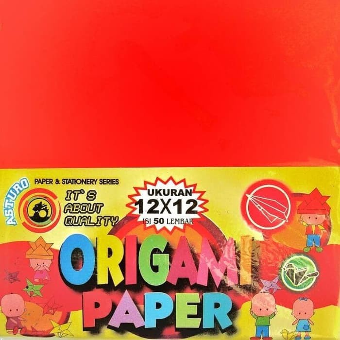 Papel Astrouro Origami 12x12 cm + 50 Folhas | Shopee Brasil