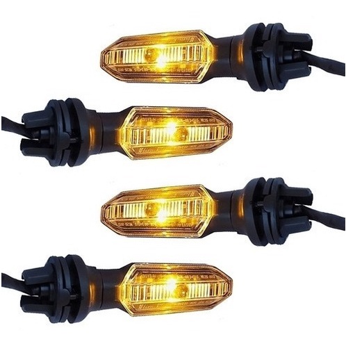 Seta Led P/ Motos Cb 300 Xre Twister 250 Kit 4 Unidades | Shopee Brasil