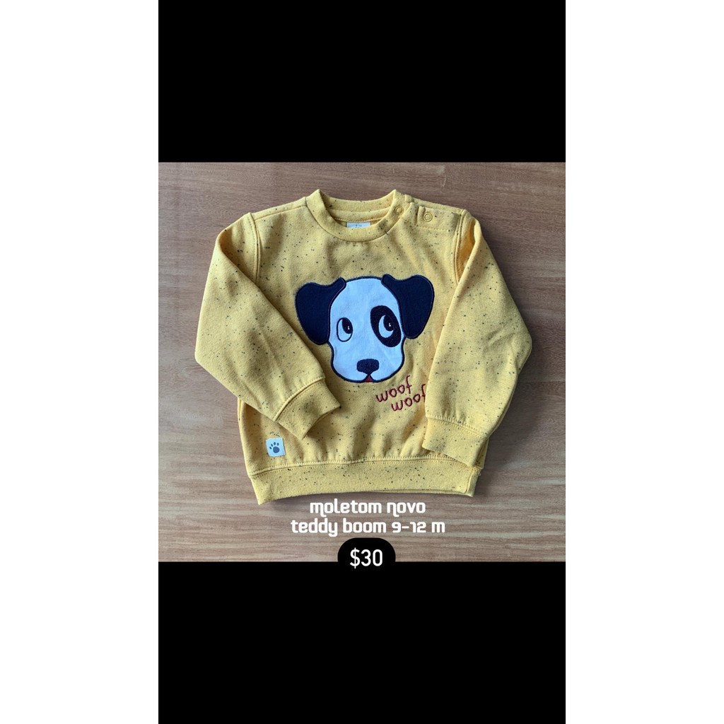Moletom Teddy Boom novo | Shopee Brasil
