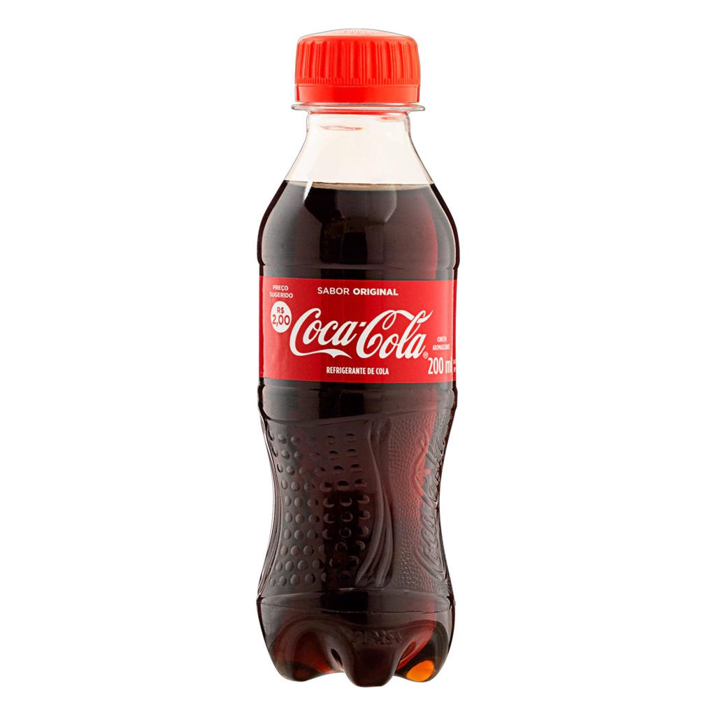 Garrafinha de Coca Cola 200ml Sabor Tradicional | Shopee Brasil