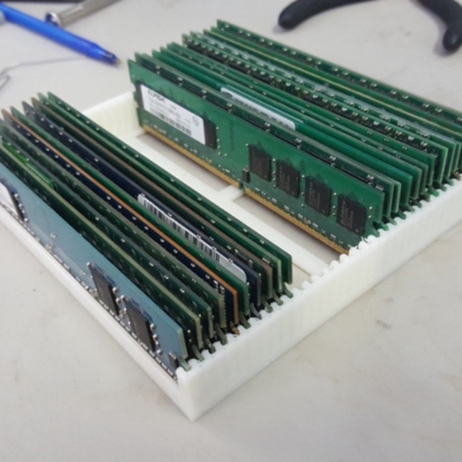 Caixa Organizadora Para Memoria Ram Assistência Técnica Pc Desktop ...