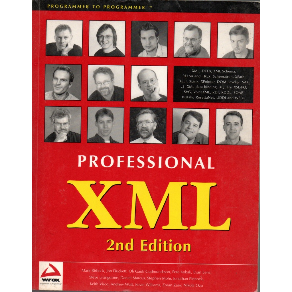 LIVRO PROFESSIONAL XML 2nd EDITION | Shopee Brasil
