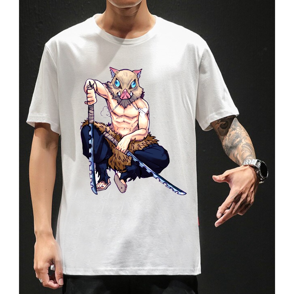 Camiseta Inosuke Hashibira Demon Slayer Kimetsu no Yaiba Promoção ...