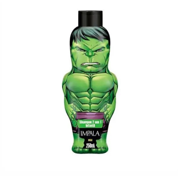 Shampoo 2 Em 1 Infantil Impala Avengers Hulk 250ml | Shopee Brasil