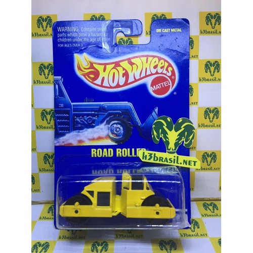 Bx154 Hot Wheels 1991 Blue Card Road Roller Rolo Compressor | Shopee Brasil
