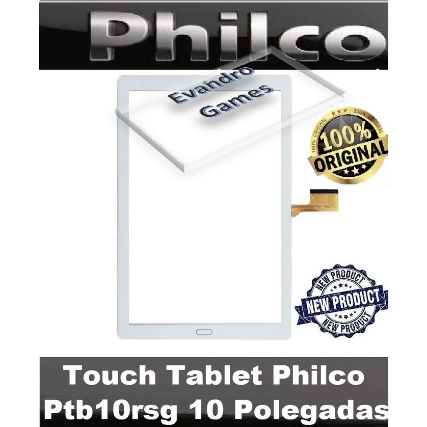 Touch Tela Tablet Philco Ptb10rsg 10 Polegadas Branc | Shopee Brasil