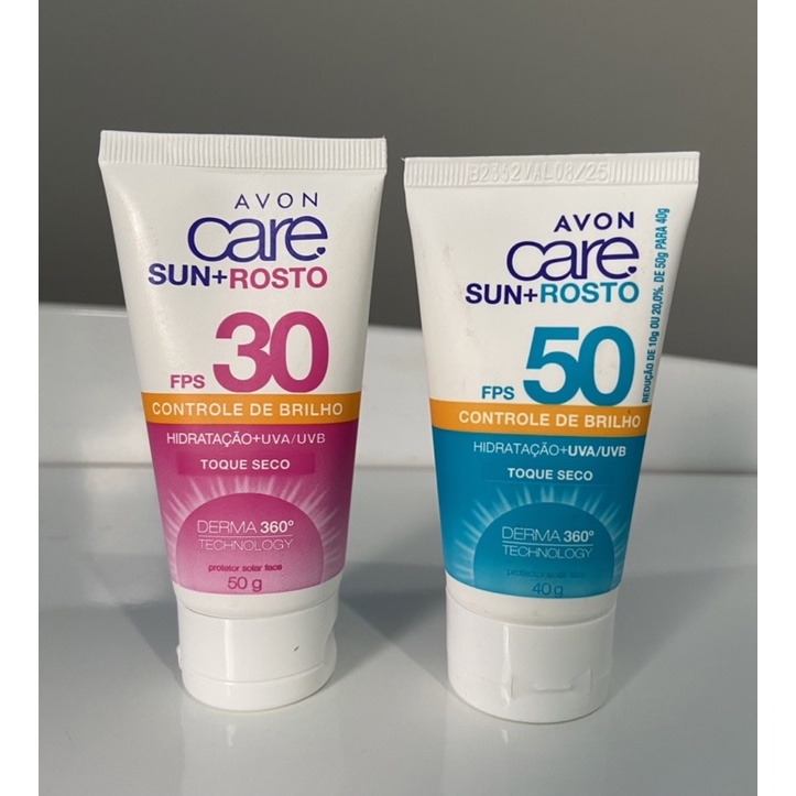 Protetor Solar Para o Rosto Avon Care FPS 30 e FPS 50 Protetor Facial | Shopee Brasil