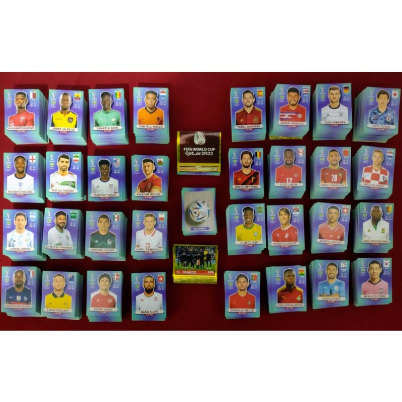 LOTE Figurinhas Copa do Mundo Qatar 2022 FWC1, FWC2, FWC4, FWC5, FWC6 ...