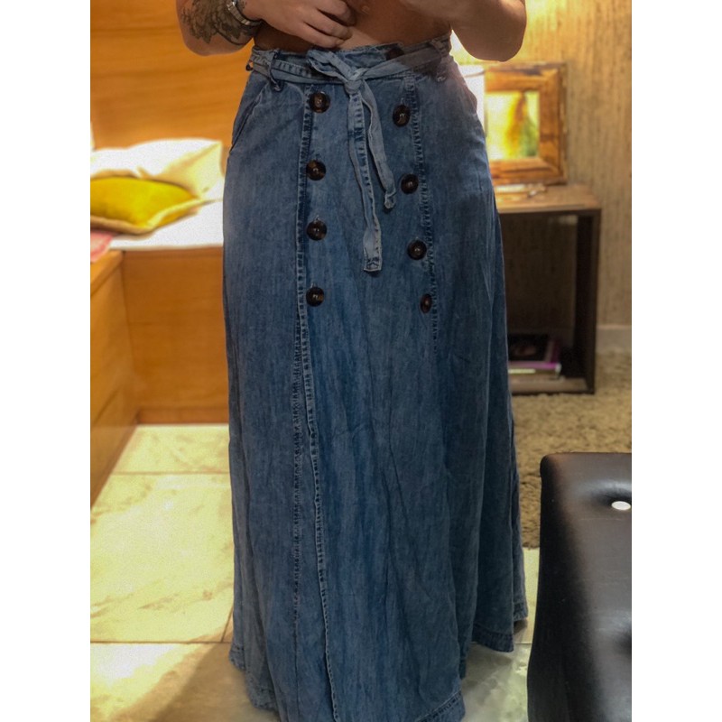 Saia longa Feranda | Shopee Brasil