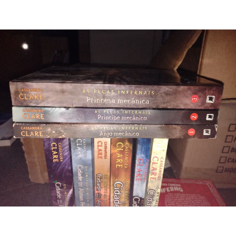 Box Trilogia As Peças Infernais Coleção Completa Cassandra Clare Livros ...